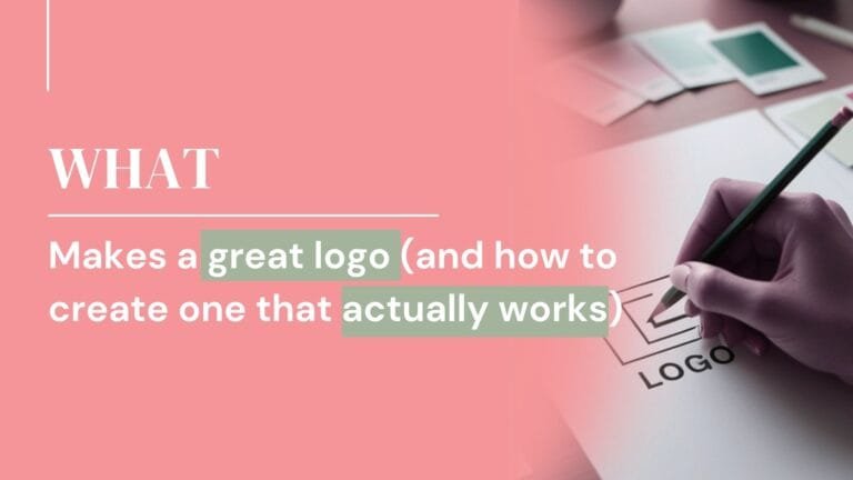 What makes a great logo and how to create one that works